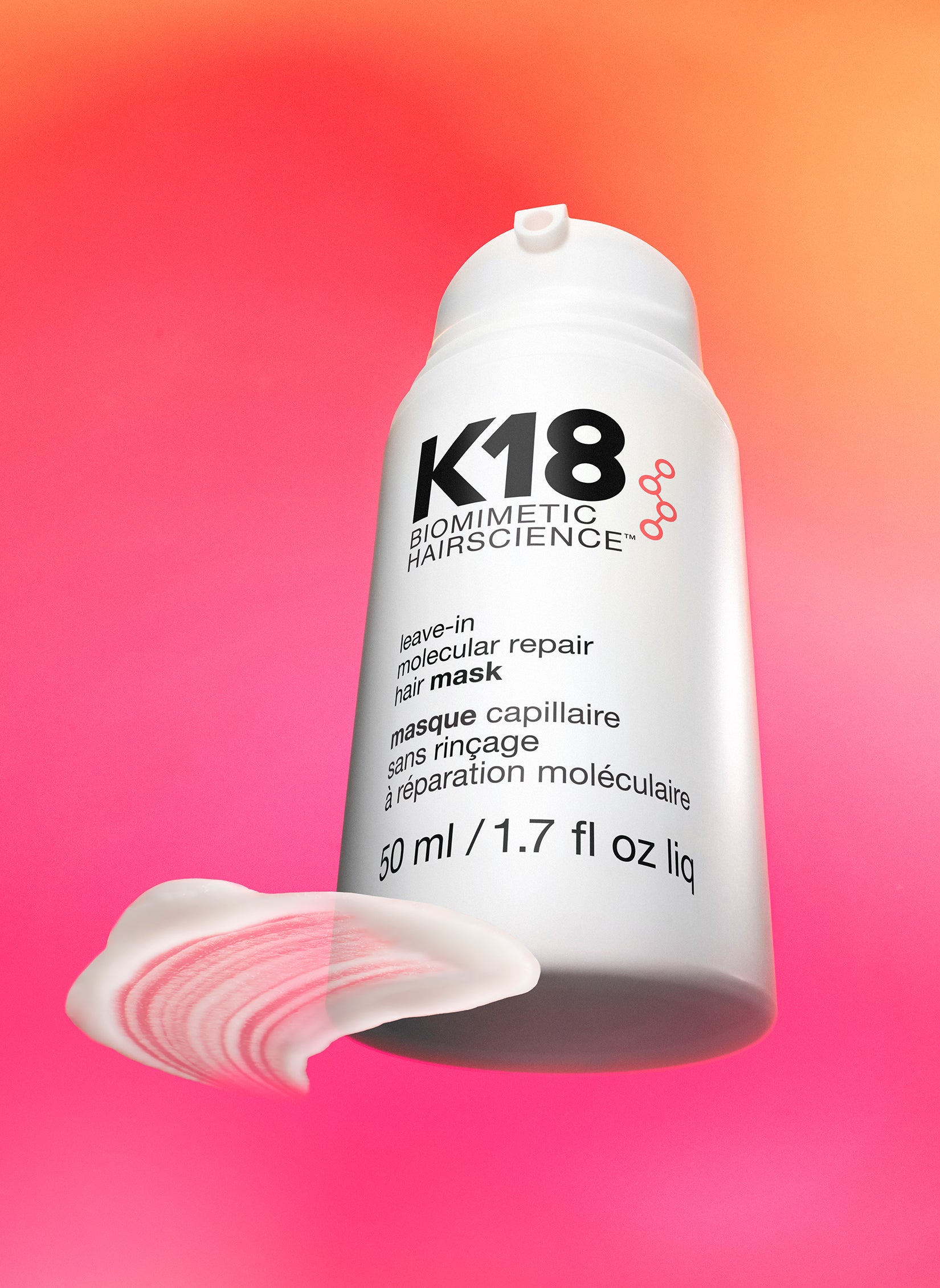 Full-Size Leave-In Molecular Repair Hair Mask 50mL | K18Hair UK